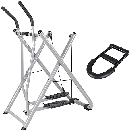 Fitness World Air Walker Glider Fitness Exercise Machine, Silver with ...
