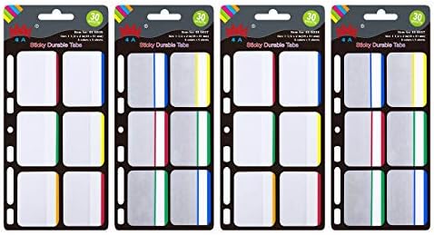 Buy 4A Sticky Notes Flags Set,Neon Color Index Label, Transparent Tabs ...