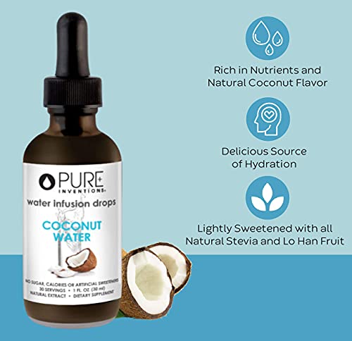 Pure Inventions - Water Infusion Drops - Coconut Water, 30 servings ...