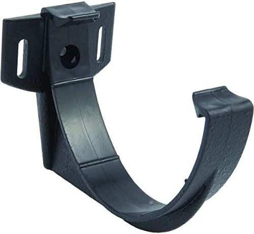 Pack of 2 x R610B Black Hunter Fascia Support Bracket for 125mm Half ...