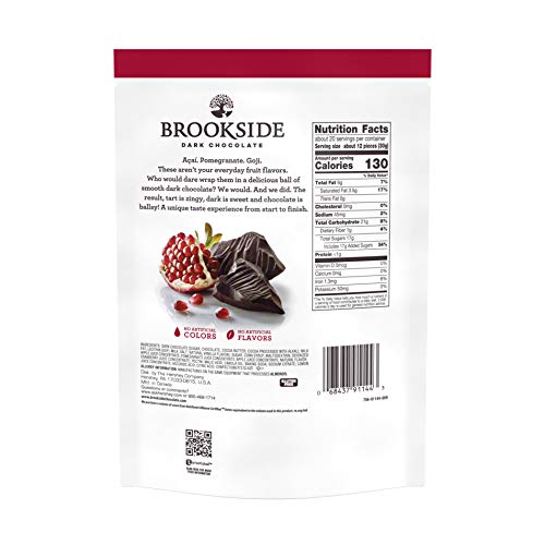 Brookside Pomegranate Flavor Dark Chocolate, 21 oz | Pricepulse