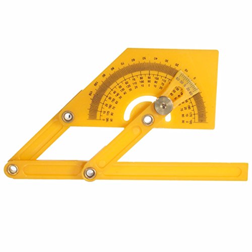 Plastic Adjustable Bevel Angle Gauge Level Indicator Angle Finder ...