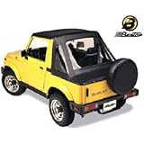 Amazon | Rampage Zip-outタイプ ジムニー幌（ブラック）ホロ！ SJ30 SJ40 JA51 JA71 JA11 JA12 | 幌・サントップ | 車＆バイク