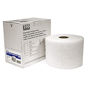 Amazon.com: Glit Disposable Dusting Cloth Single Roll 6"x8", 250 Sheets ...