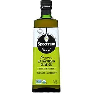 Amazon.com : Spectrum Organic Olive Oil, Unrefined Extra Virgin, 25.4 ...