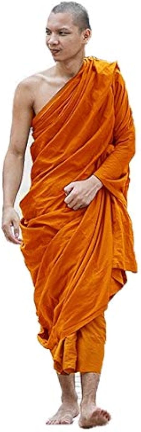 Amazon Buddhist Monk Robe Thai Priest Saffron Orange Uniform amazon-buddhist-monk-robe-thai-priest-saffron-orange-uniform