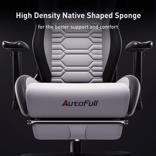 AutoFull C3 Gaming Chair Office Chair PC Chair with Ergonomics Lumbar Support, Racing Style PU ...