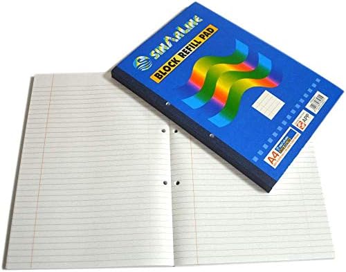 Sinarline 100 Pages 56 Gsm Block Refill Pad 6-Pieces, A4 Size, White ...
