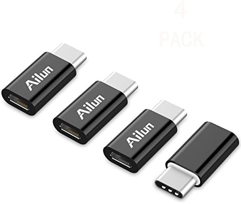 Ailun Type C Adapter Micro USB to USB C Adapter 4 Pack Data Sync ...