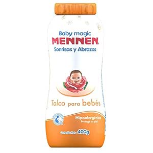 Talco Mennen Baby Magic Sonrisas y Abrazos para Bebé 400 G: Amazon.com ...