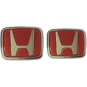 Amazon.com: Red-h Rear Emblem for Acura Integra RSX Dc5 and Honda FIT ...