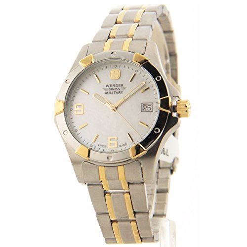 Wenger Swiss Military Elite Two-Tone Stainless Steel Date Women's Watch ...