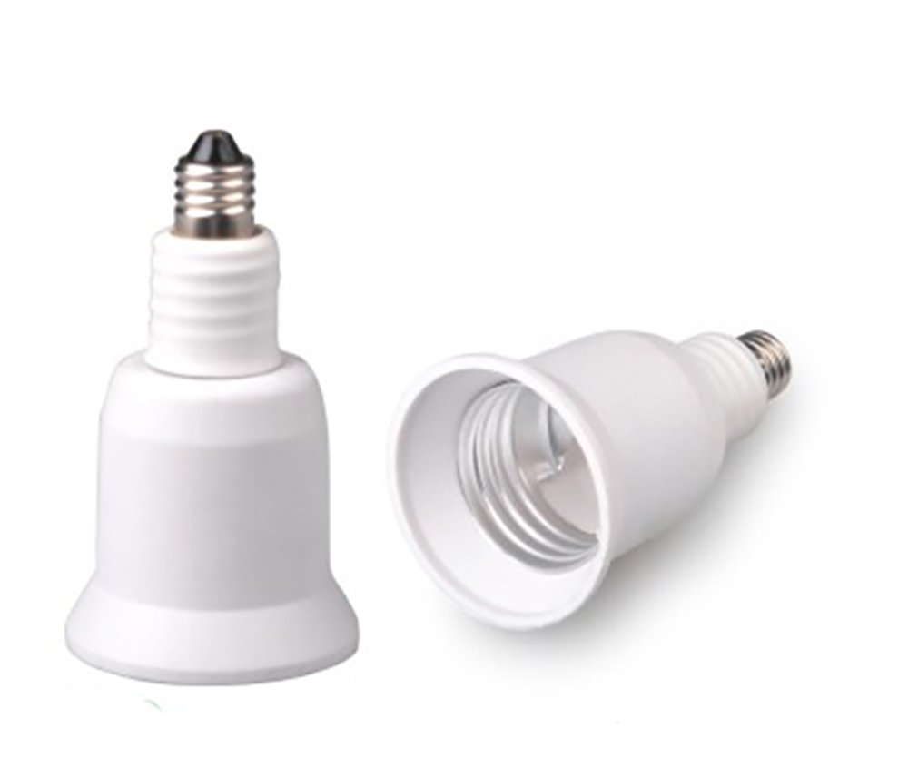 E-Simpo 6pcs E11-E17-E26 Lamp Socket Adapter, E11 to E26/E27 Extender ...