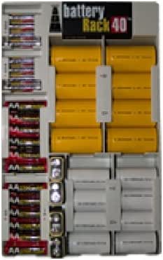 Amazon.com: Battery Rack for 40 Batteries with Tester: Home Audio & Theater