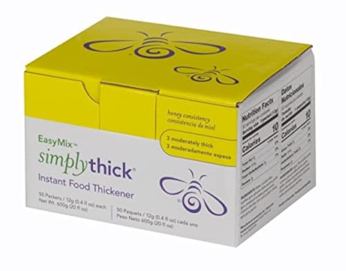 SimplyThick EasyMix | 50 Count of 12g Individual Packets | Gel ...