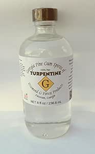 Amazon.com : 8 oz. 100% Pure Gum Spirits of Turpentine : Grocery ...