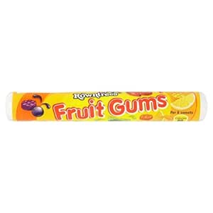 Amazon.com : British Rowntrees Fruit Gums Candy Rolls - Case Of 36 x ...