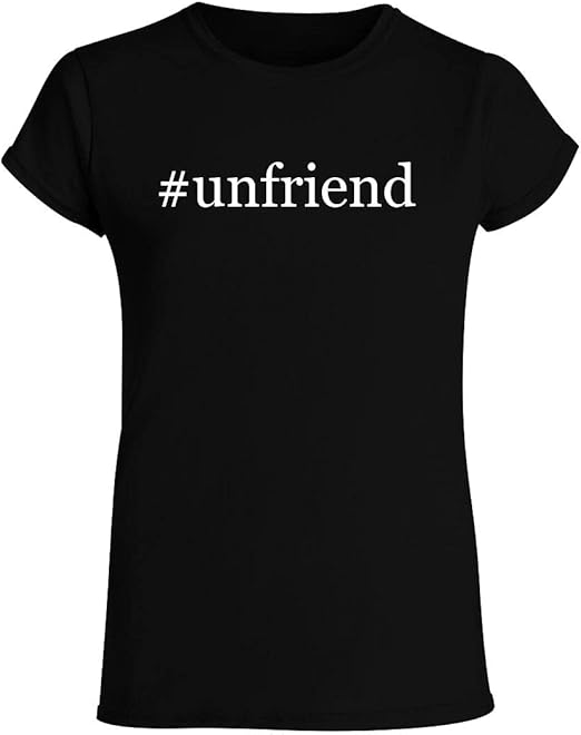 Amazon.com: #unfriend - Women's Crewneck Short Sleeve T-Shirt: Clothing