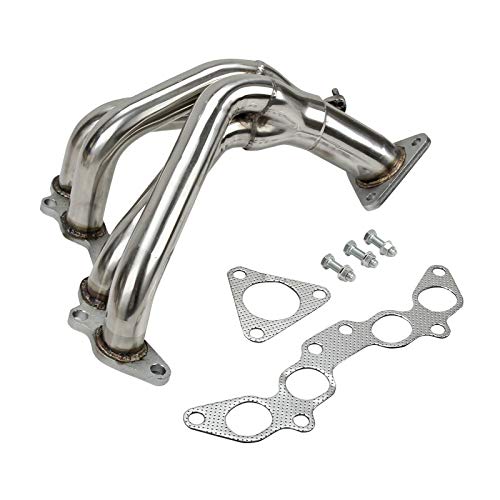 SUPERFASTRACING Racing Sport Manifold Exhaust Header for 1990-1999 Toyota Celica GT GTS 5S-FE 2 ...