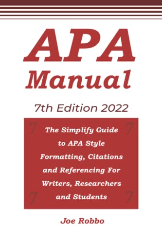 Mua APA Manual 7th Edition 2022: The Simplify Guide to APA Style ...