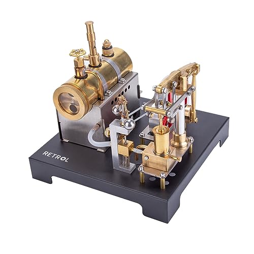 Helixsun DIY Steam Beam Engine Model That Runs, Retrol Full Metal Steam ...