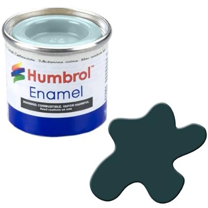 Humbrol 14ml No. 1 Tinlet Enamel Paint 67 (Tank Grey Matt): Amazon.co ...