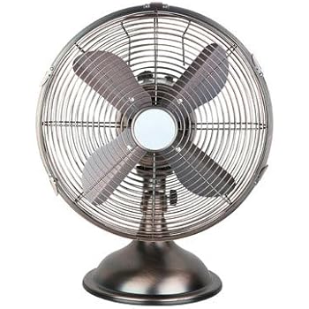 Amazon.com: Pelonis FT30-U2B-ORB Retro Table Fan: Home & Kitchen