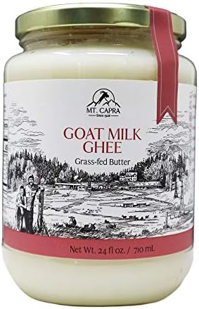 Goat Milk Ghee by Mt. Capra | Grass Fed Clarified Butter High in MCT ...
