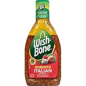Amazon.com : Wish-Bone Salad Dressing, Robusto Italian, 15 Ounce ...