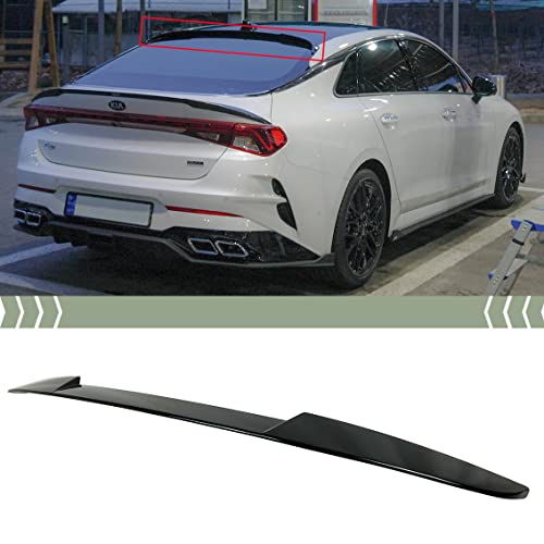 Syon Auto FITS 2021+ KIA K5 OPTIMA GLOSS BLACK V STYLE ROOF SPOILER ...