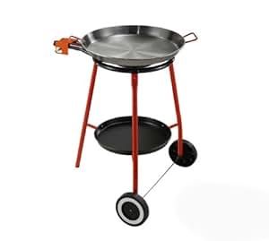 Amazon.com: Outdoor Paella Burner & 15 inch Paella Pan Set: Kitchen ...