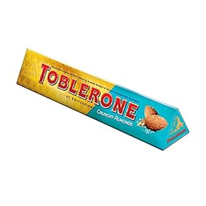 Toblerone Crunchy Almond Limited Edition 400g Milk Chocolate Bar Fresh ...