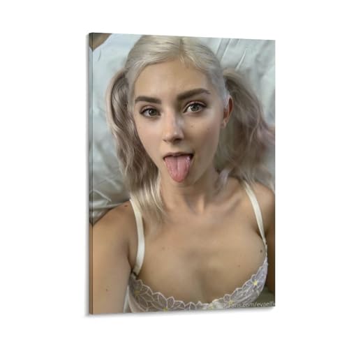 Actress Eva Elfie Poster Sexy Actress Eva Elfie Sexy Wall Art For ...