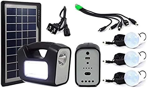 GDPlus Solar Lighting System 3 LED Bulbs with Flood Light price in ...