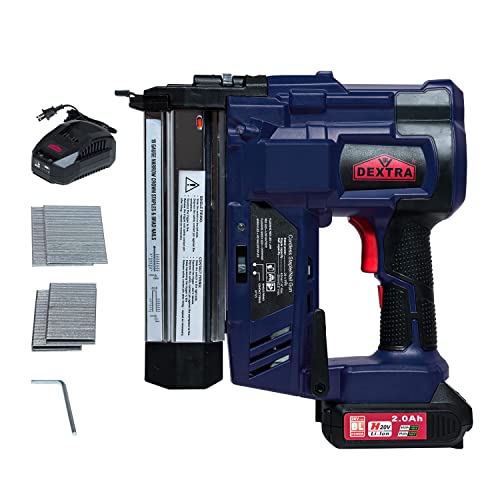 Dextra Cordless Electric Nail Gun 20V, 18 Gauge 2 in 1 Cordless Brad ...