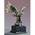 Amazon.com: Gold Eagle Statue - American Eagle Sculpture : Home & Kitchen