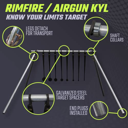 AR500 Steel Targets - Know Your Limits Target 22lr - Kyl Target ...