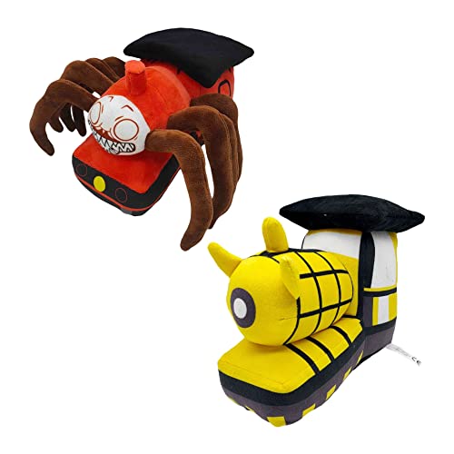 NILUTO 2Pcs Choo Choo Charles Plush Toy Cho Cho Charles Spider Train ...