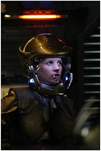 "Racetrack" Leah Cairns in full space suit - Battlestar Galactica 8x10 ...