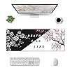 Black and White Japanese Mouse Pad Cherry Blossom Death Life Anime XL ...