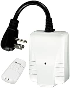 Intermatic HB12RC Wireless Remote Control Power Switch - Wall Light ...