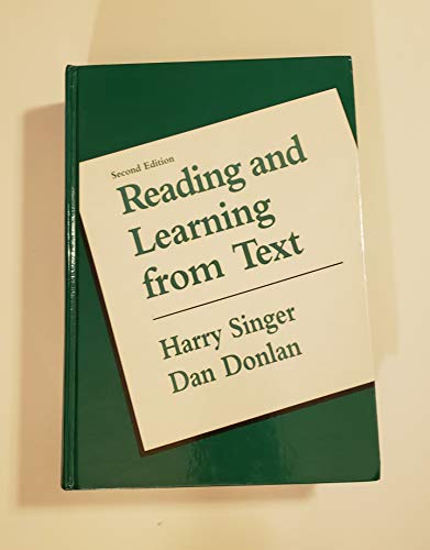 Amazon.com: Reading and Learning From Text: 9780898597899: Singer ...