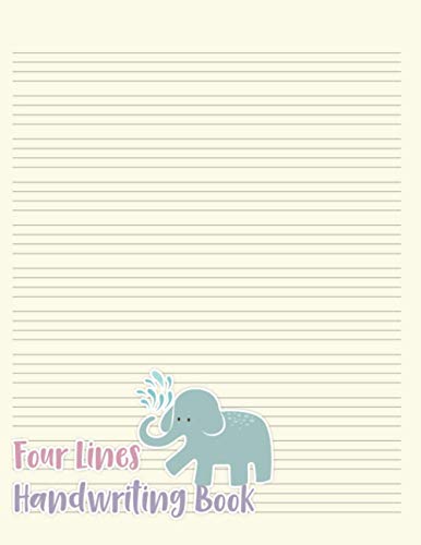 Buy Four Lines Handwriting Book Handwriting Notebook For Kids 