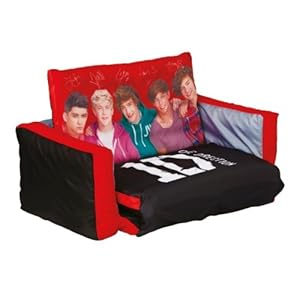 One Direction Children's Bedroom Inflatable Tween Flip Out Sofa Chair ...