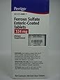 Amazon.com: Ferrous Sulfate 324mg Enteric-coated Red Tablets 100count ...