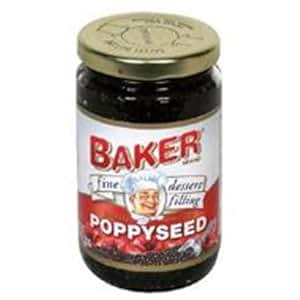 Amazon.com : Baker Poppy Seed Pie Filling, 10 Ounce -- 12 per case ...