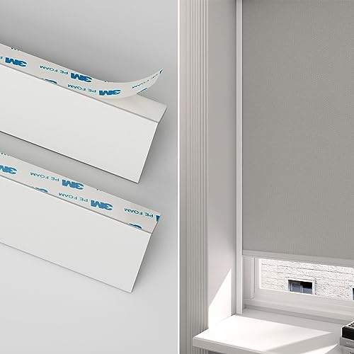 Mirfeat 100% Blackout PVC Light Blocking Strips Tracks for Windows ...