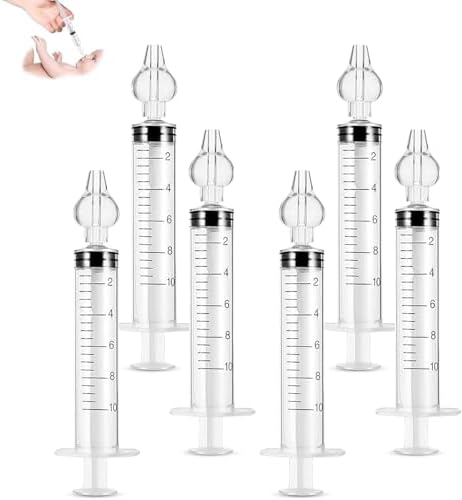 Pylco Smart Nasal Aspirator Professional Rinse Syringe, 6-Pack Baby ...