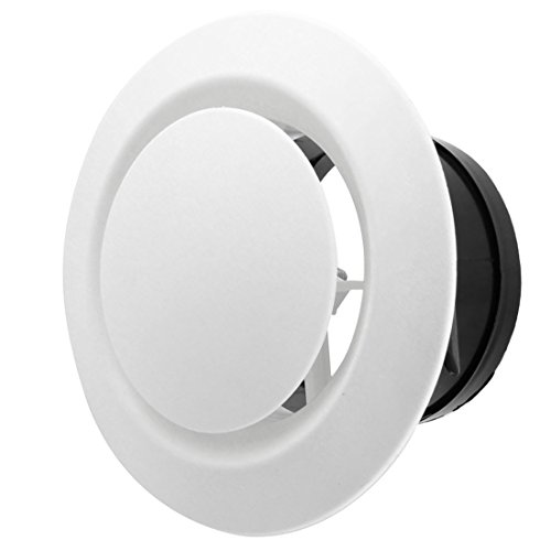 Buy Round Ceiling Extract Valve Adjustable Air Vent Grille Diffuser ...