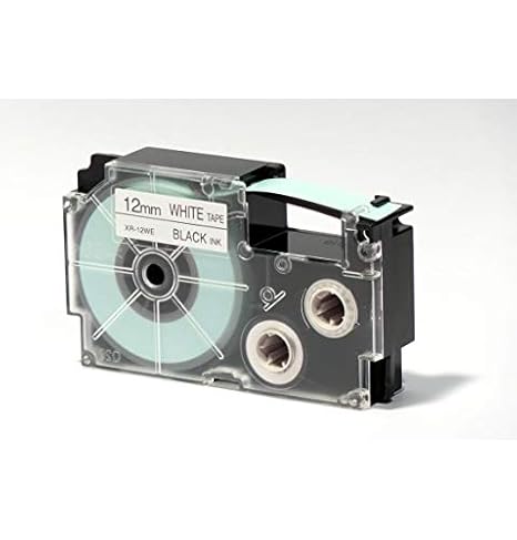 Casio 12mm White EZ Label Printer Tape XR-12WE1: Amazon.in: Industrial ...